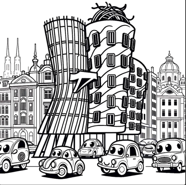 Coloring Books about Prague | Prague Holiday, Travel Hints & Tips